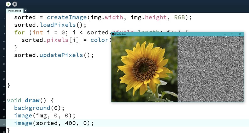 Pixel Sorting in Processing (Java) – Geeks out of the box