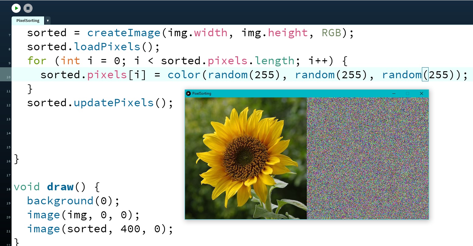 Pixel Sorting in Processing (Java) – Geeks out of the box