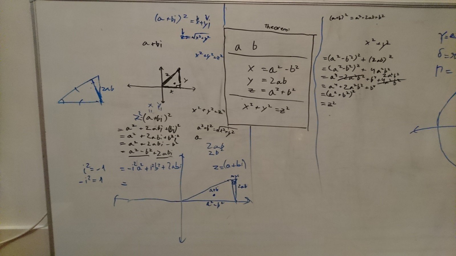Simon trying to prove Pythagoras’s Theorem in a number of ways ...