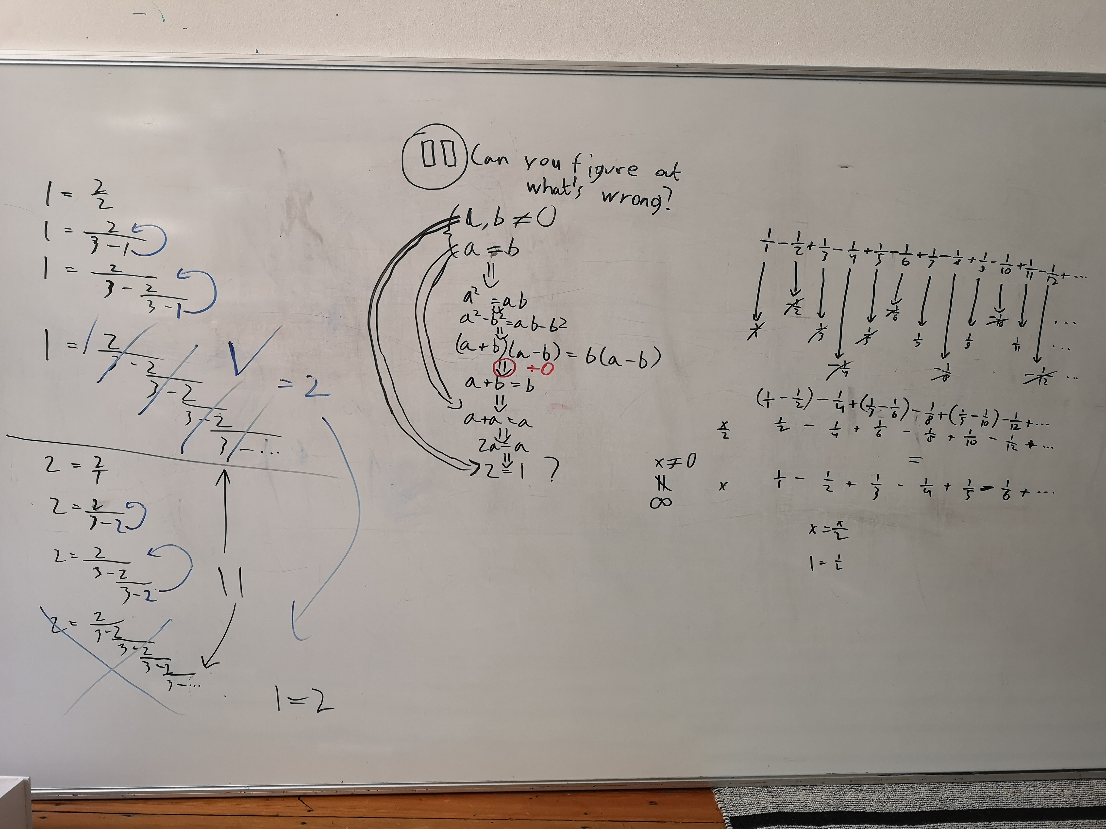 False Proofs: Can you figure out what’s wrong? – Geeks out of the box
