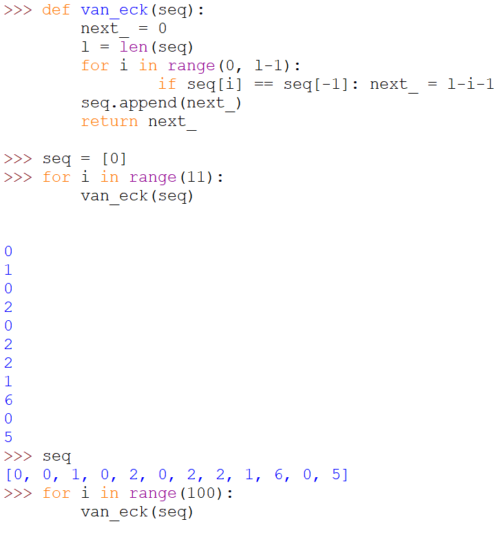 The Van Eck Sequence – Geeks out of the box